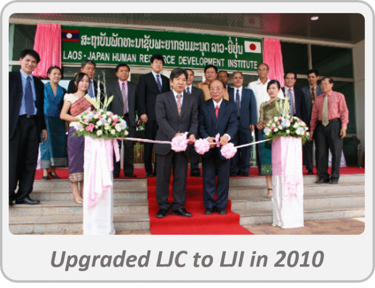沿革 - Laos-Japan Institute